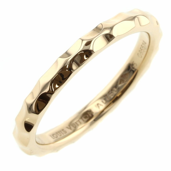 Louis Vuitton | Accessories | Louis Vuitton Ring Alliance Monogram Anfini K8 Pink Gold No 15 ...